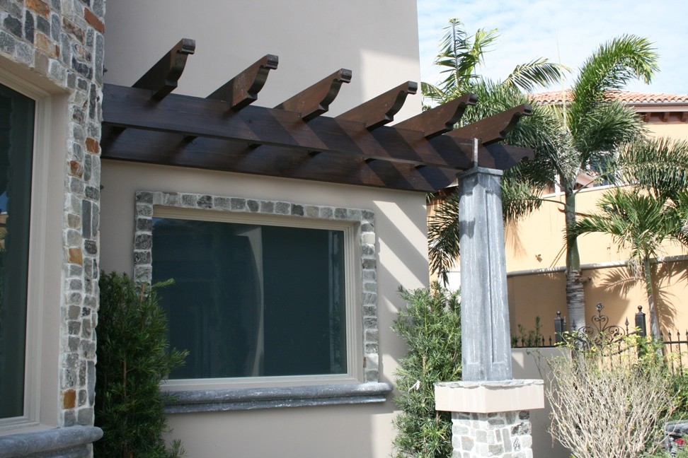 Trellis - Mediterranean - Exterior - Miami - by Matot Mouldings | Houzz