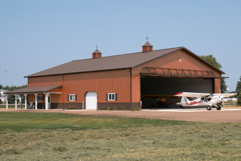 Trever's Airplane Hangar - Traditional - Exterior - Chicago - by Morton ...