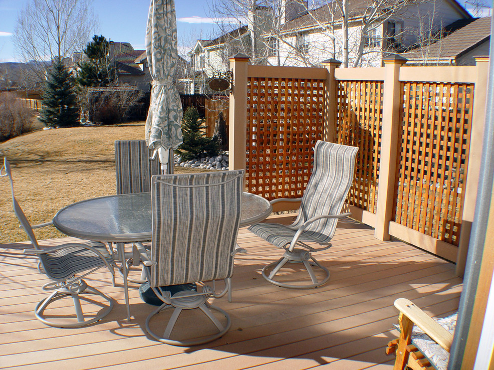 Trex Deck Screen - Modern - Exterior - Denver - by advantage services ...