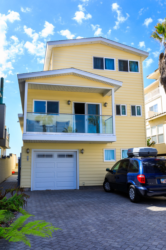 Tri-Level Imperial Beach Home Remodel - Beach Style - Exterior - San ...
