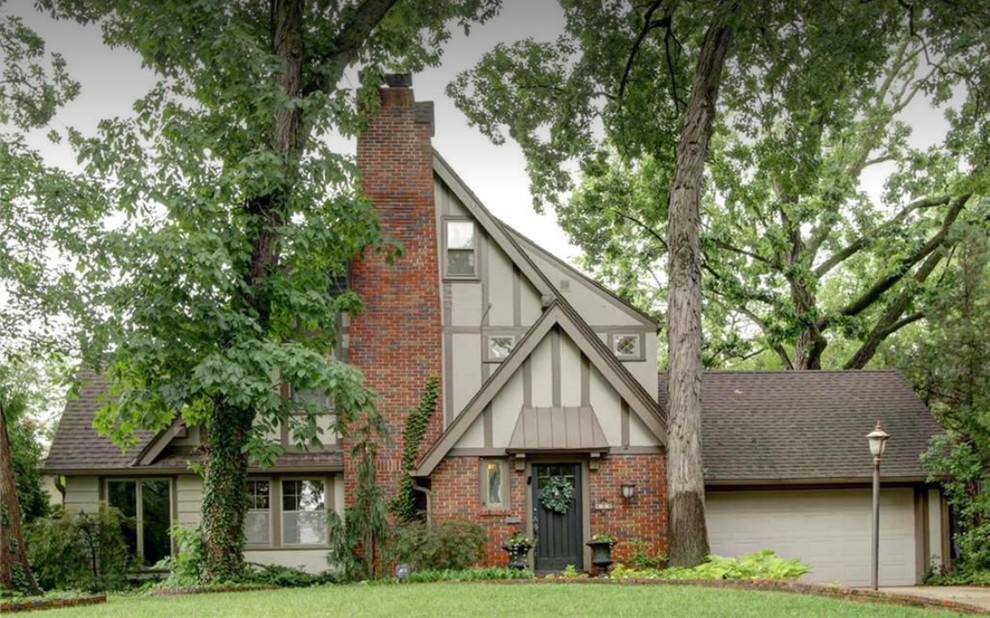 Tudor Addition - Eclectic - House Exterior - Other - by K&M House Plans ...