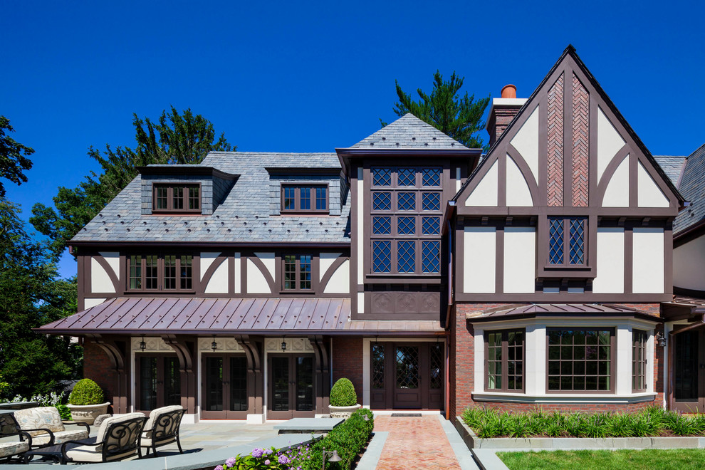 Tudor - Traditional - Exterior - New York - by Birdseye Design | Houzz