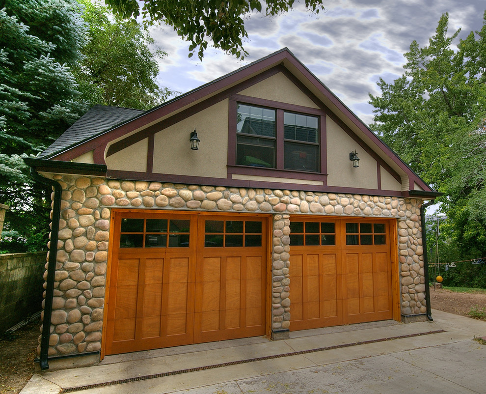 Tudor Style Home Garage Addition - Classique - Garage - Salt Lake City ...