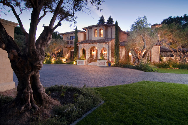 Tuscan California Villa - Mediterranean - Exterior - San Francisco - by ...