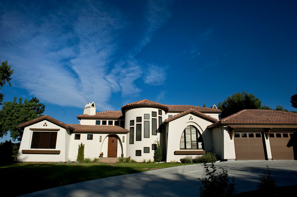 Tuscan Style Custom Homes - Mediterranean - Exterior - Denver - by ...