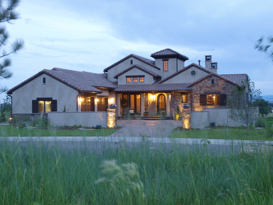 Tuscan Style Custom Homes - Mediterranean - Exterior - Denver - by Spanjer Homes | Houzz