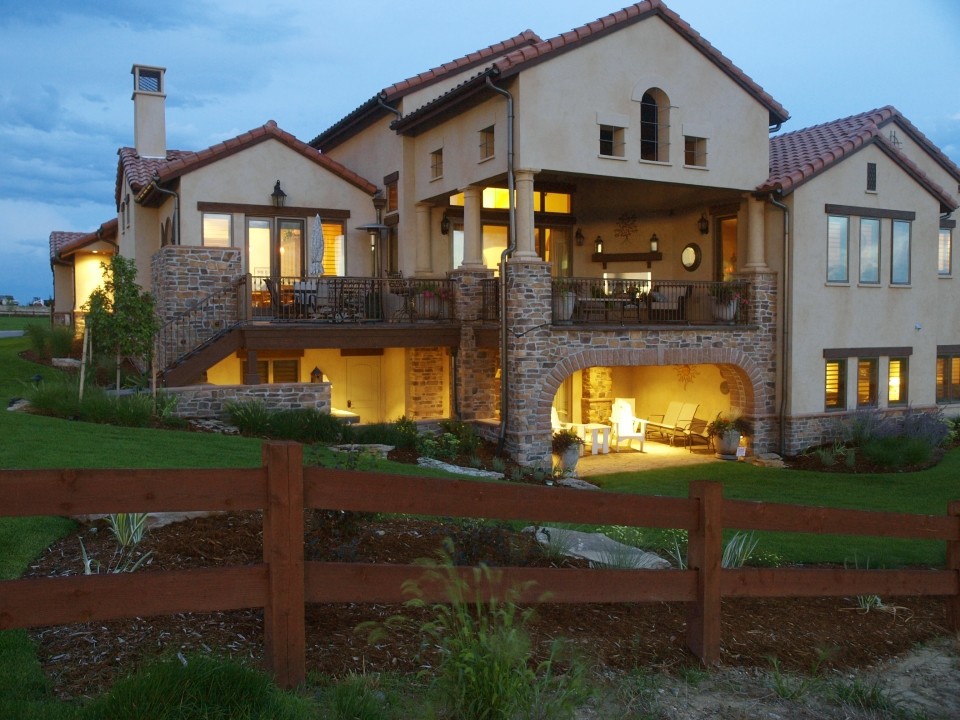 Tuscan Style Custom Homes - Méditerranéen - Façade - Denver - par ...