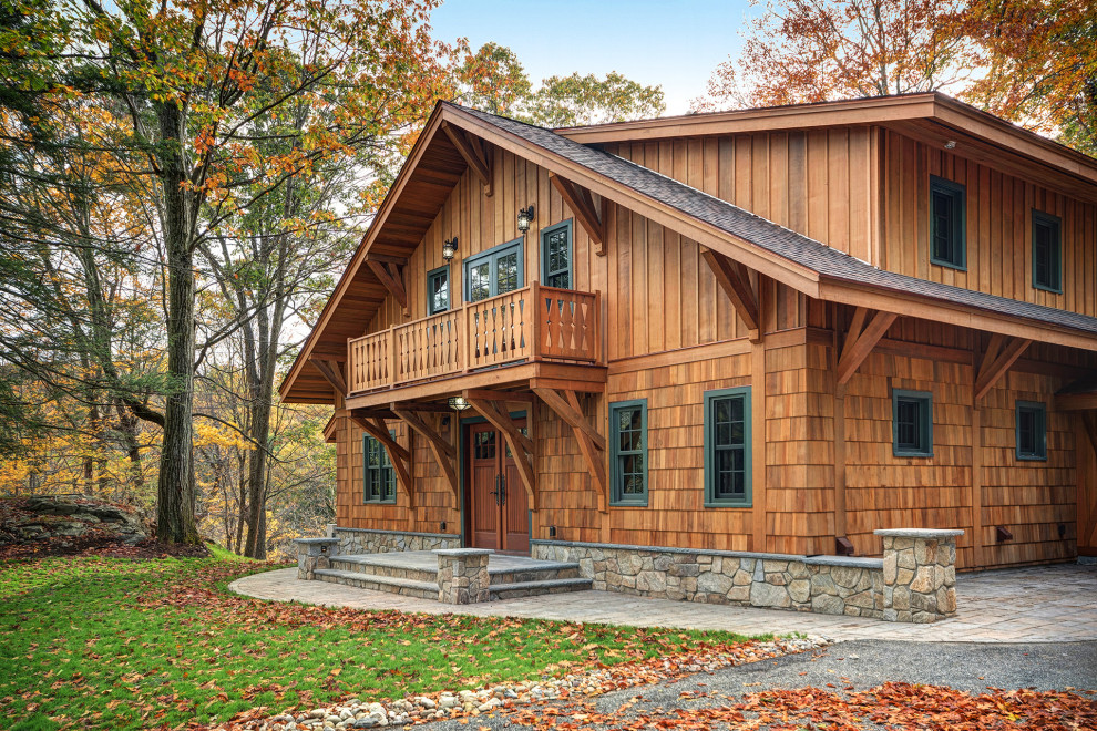 Tuxedo Park Crow's Nest - Rustic - Exterior - New York - by HUDSON ...
