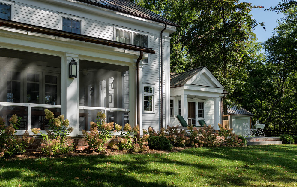 Twin Chimney Home - Traditional - Exterior - New York - by Crisp ...