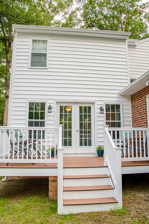 Two-Story Home Addition with a Sunroom - Transitional - Exterior ...