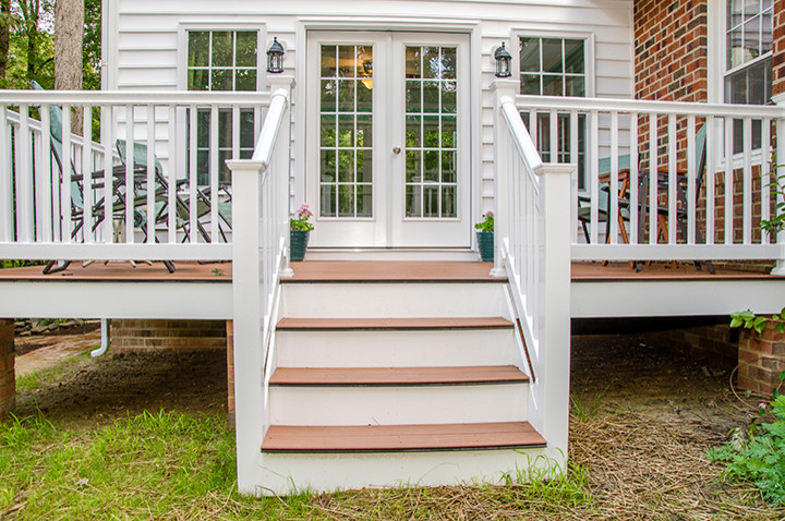 Two-Story Home Addition with a Sunroom - Transitional - Exterior ...