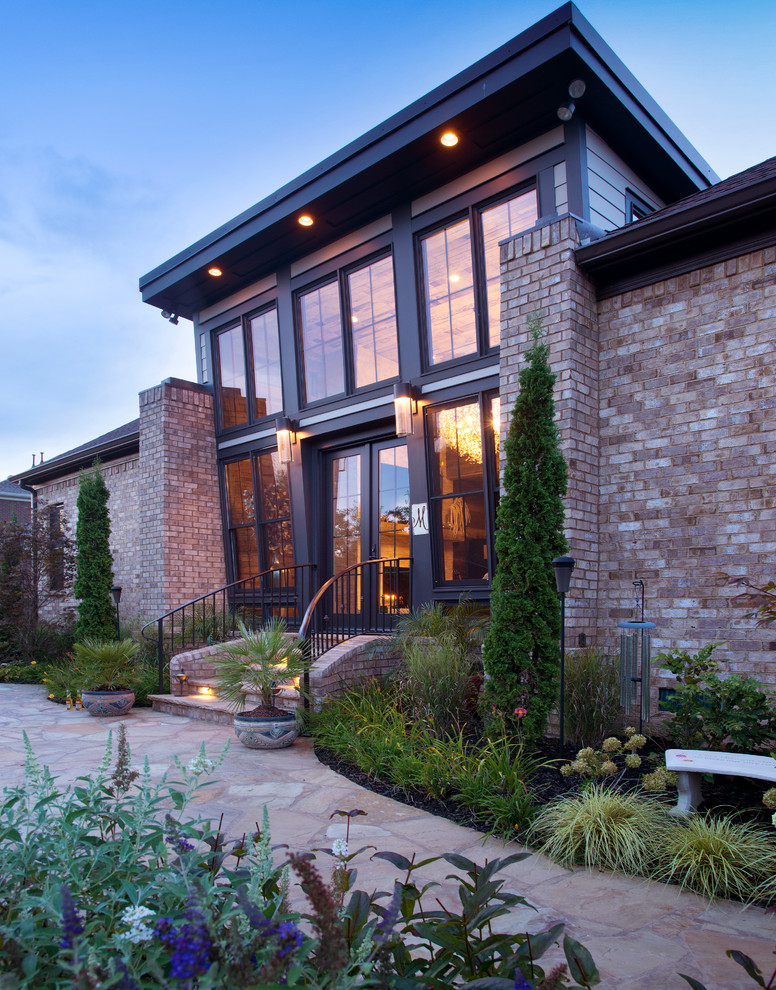 Two Story Sun Room - Transitional - Exterior - Nashville - by Scott ...