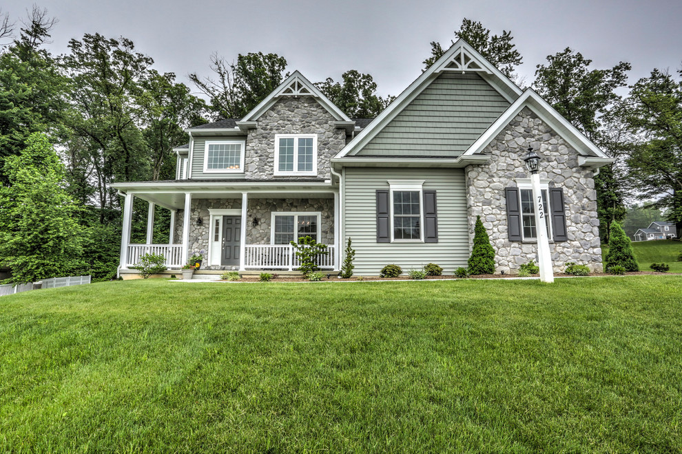 Two-Story with Farmhouse Appeal - Exterior - by Metzler Home Builders ...