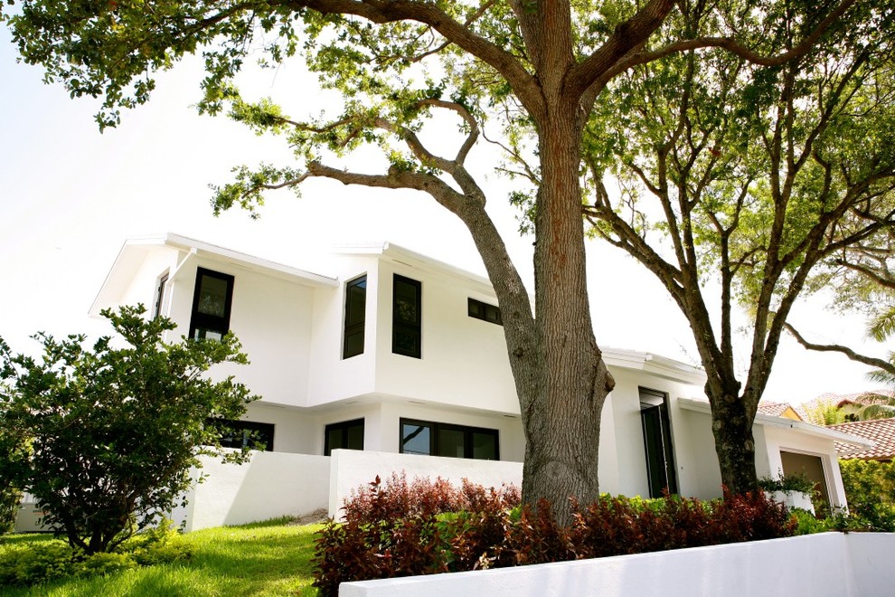 Two Tone Impact Window Project - Modern - Exterior - Miami - by Impact ...