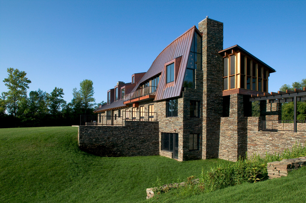 Undulating Roof Line - Contemporary - Exterior - Minneapolis - by MSR ...
