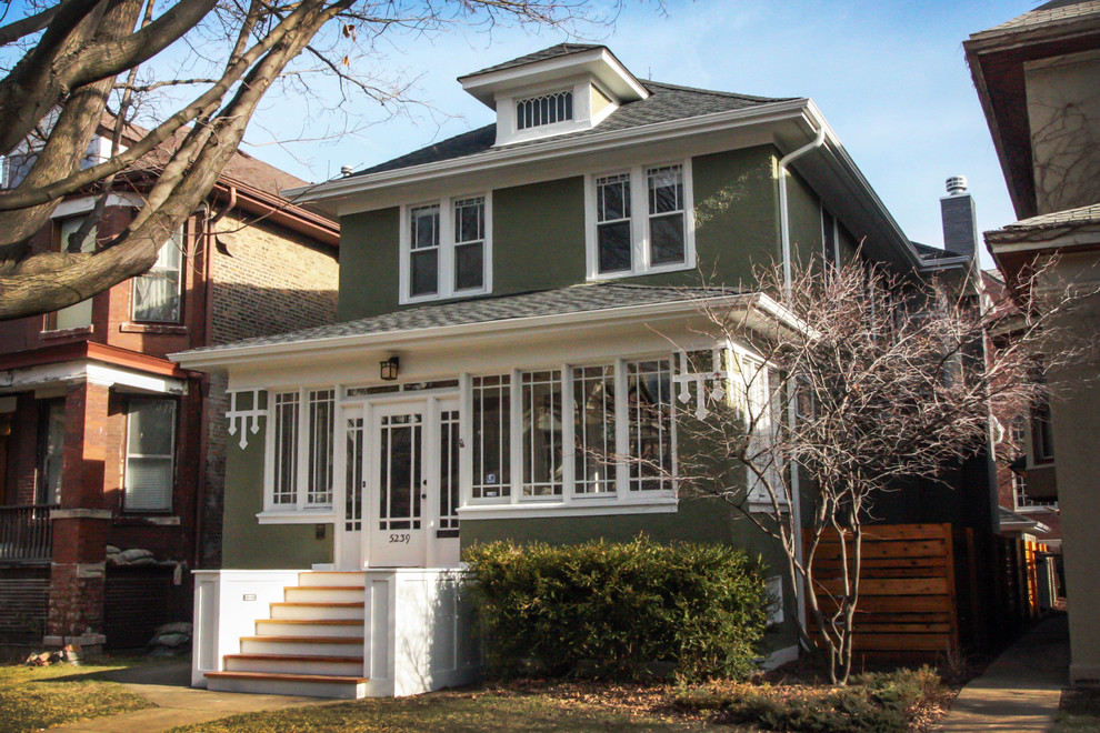 Updated front of home - Traditional - Exterior - Chicago - by Widler ...
