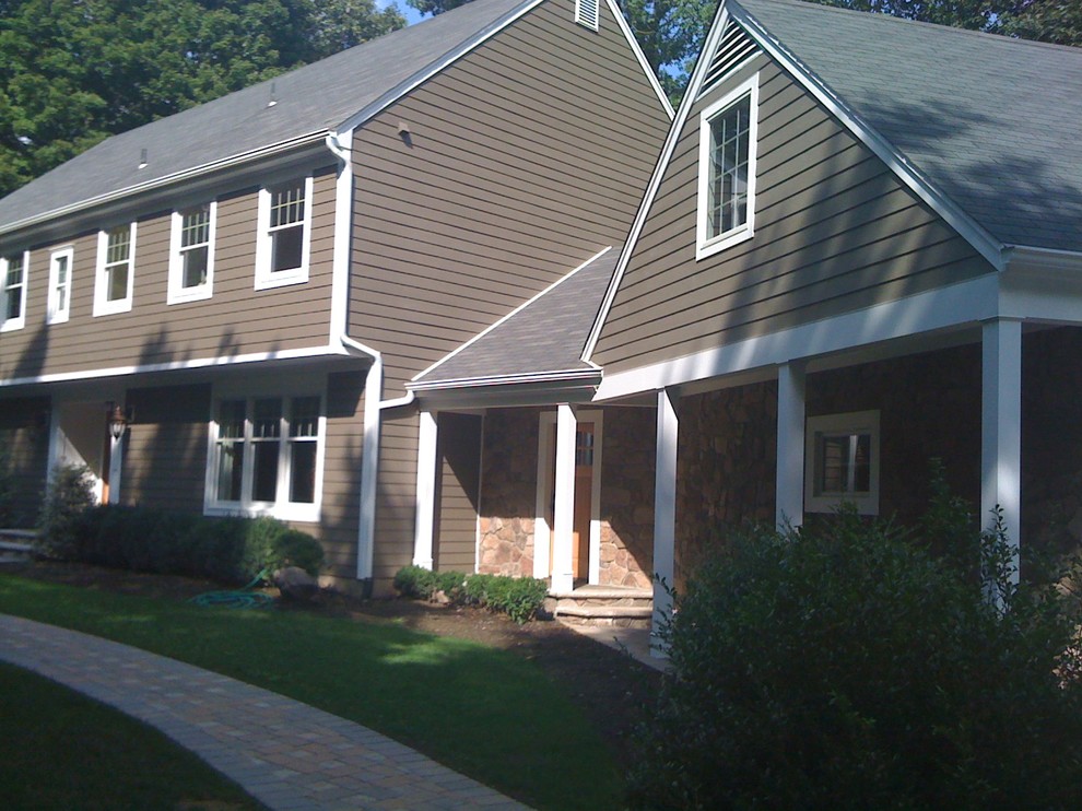 Upper Saddle River Garrison Colonial - Classique - Façade - New York ...