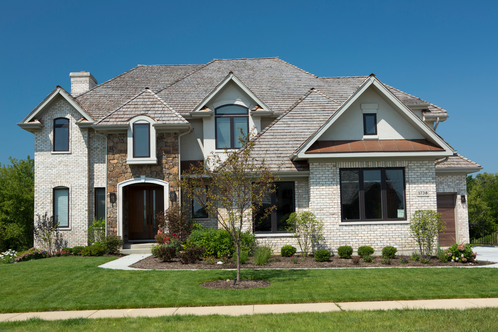 Vernon Hills Eclectic - Eclectic - Exterior - Chicago - by Nottingham ...