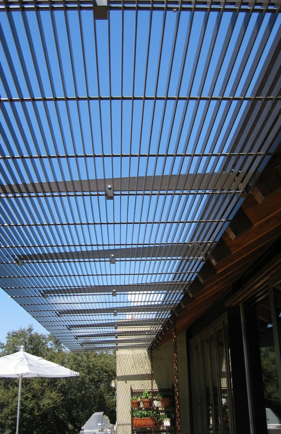 Versafab trellis style overhang - Contemporary - Exterior - Los Angeles ...