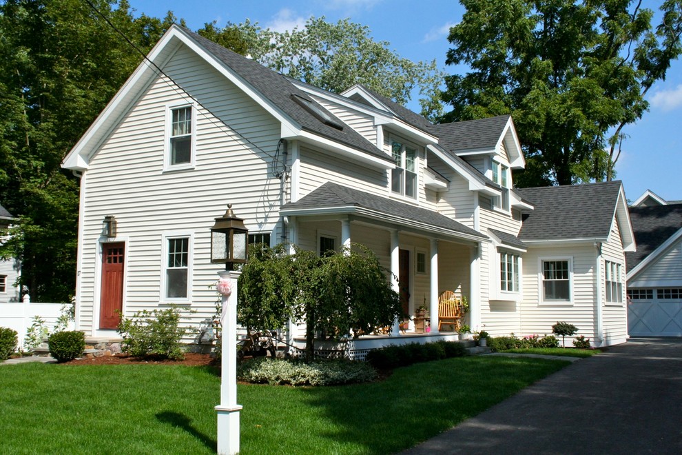 Village Colonial Addition/Renovation - Traditional - Exterior - Boston ...