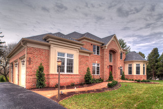Virginia custom home McLean - Traditional - Exterior - DC Metro - by ...