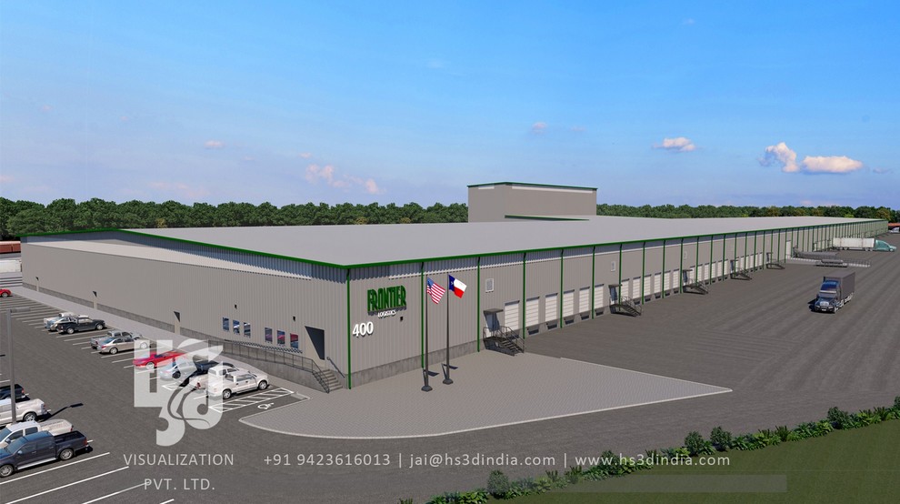 Warehouse Exterior Design Decor Modern, Cost Effective 3d Rendering ...