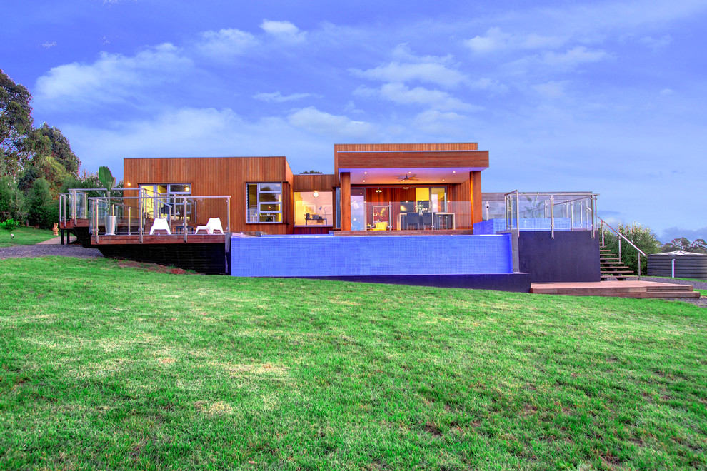 Warragul Pool House by Design Unity - Contemporary - Exterior ...