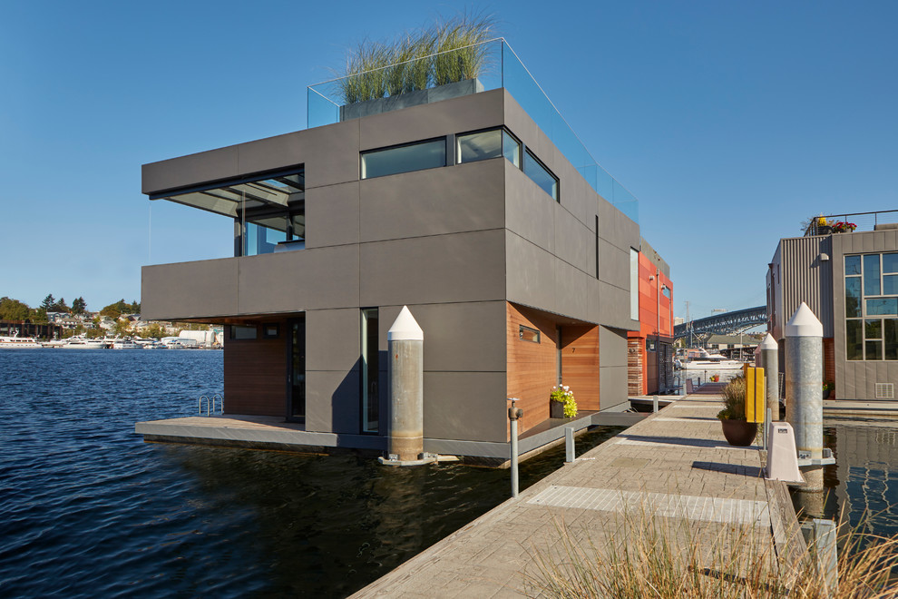 Water House - Modern - Exterior - Seattle - by McClellan | Tellone | Houzz