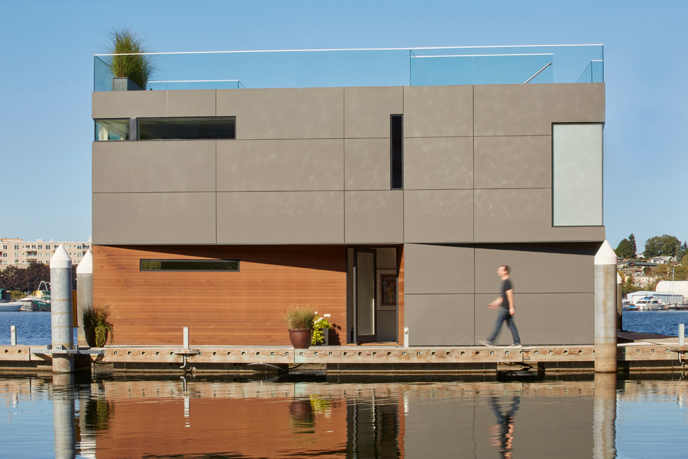 Water House - Modern - Exterior - Seattle - by McClellan | Tellone | Houzz