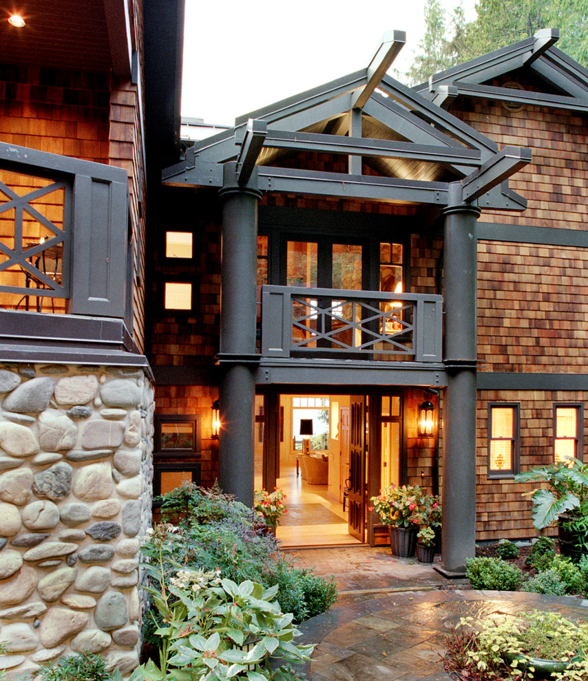 Waterfront Home - Rustic - Exterior - Seattle - by William J Chester ...