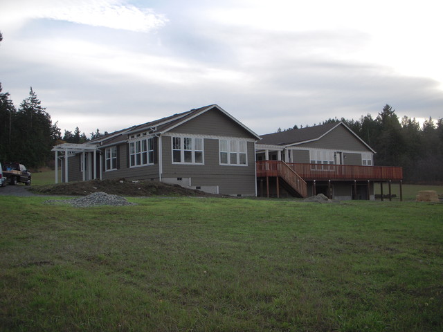 Waterfront modular residence - Traditional - House Exterior - Seattle ...