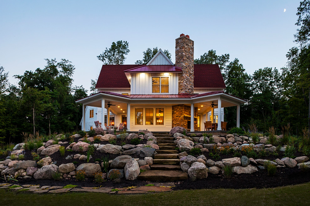 Waterside - Lakefront Farmhouse - Farmhouse - Exterior - Other - by ...