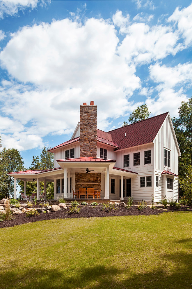 Waterside - Lakefront Farmhouse - Farmhouse - Exterior - Other - by ...