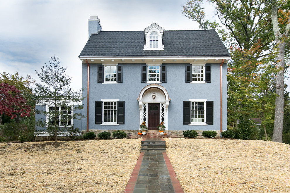 Wayne Classic Colonial Full House Renovation - Traditional - Exterior ...