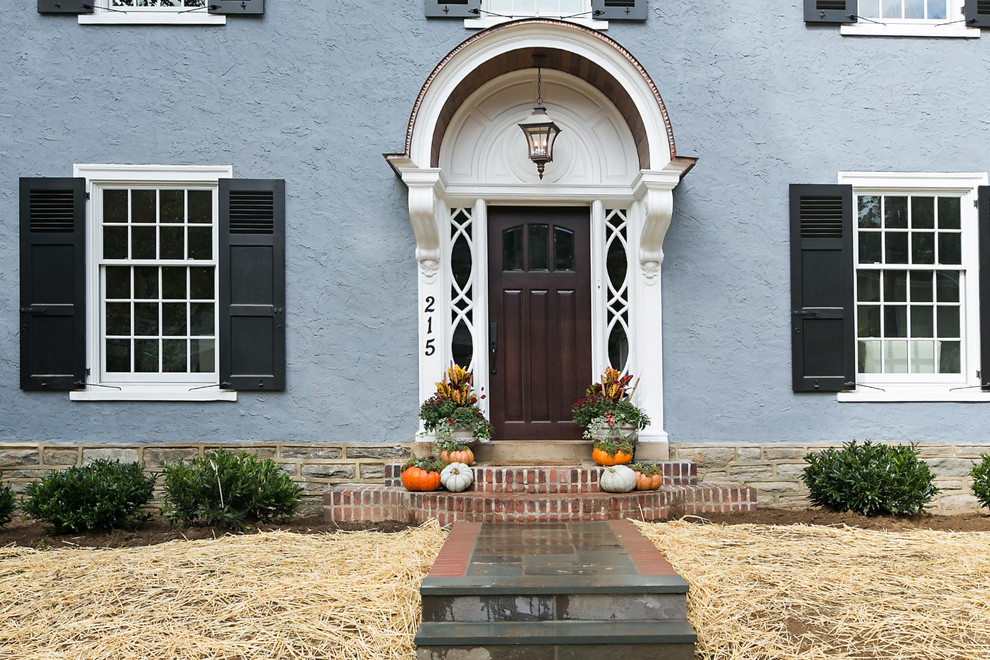 Wayne Classic Colonial Full House Renovation - Traditional - Exterior ...