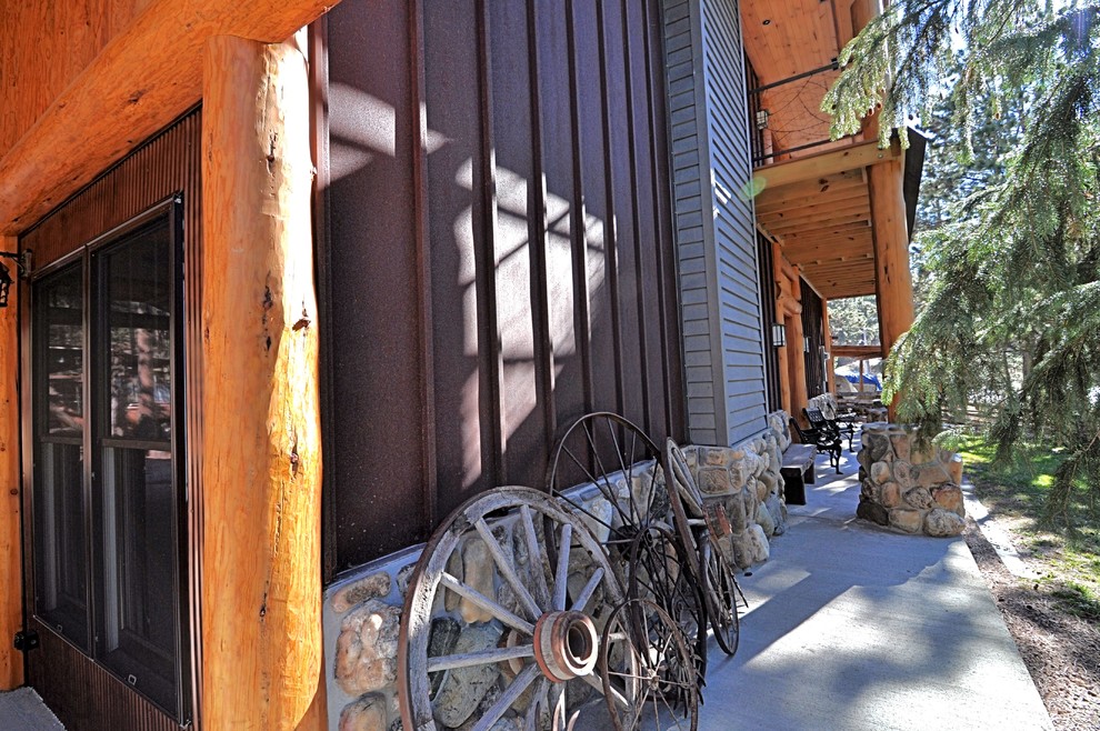 Weathering Steel Ultra Batten Siding & Bonderized Lap Siding - Rustic ...