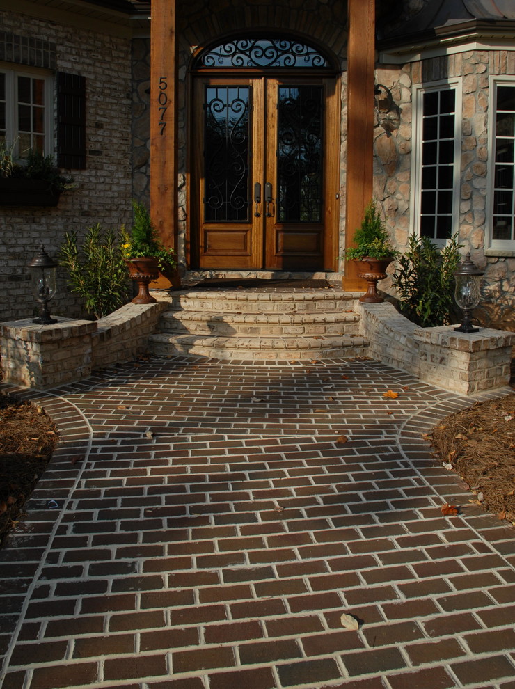 Welcoming Walkways of Genuine Clay Pavers - Traditional - Exterior ...