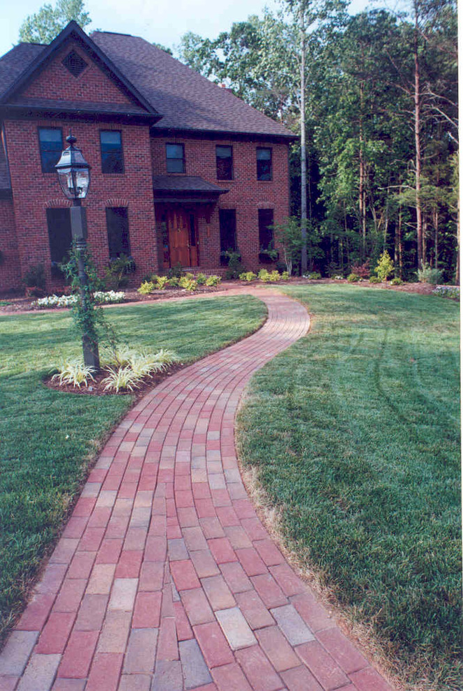 Welcoming Walkways of Genuine Clay Pavers - Traditional - Exterior ...