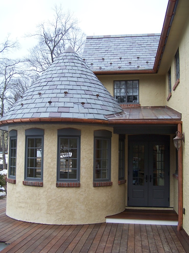 Westchester Turret - Traditional - Exterior - New York - by Daniel ...