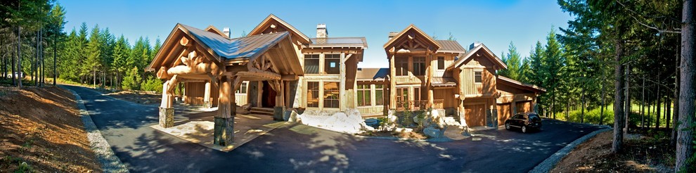 Western Red Cedar Log Homes - Rustic - Exterior - Vancouver - by Dakota ...