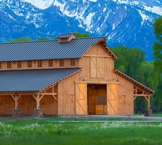 Western United States Horse Barn - Rustic - Exterior - Other - by TFC ...