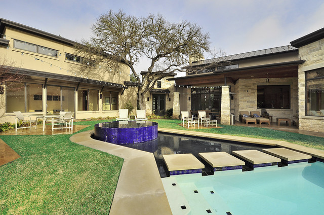 Westlake Residence - Contemporary - Exterior - Austin - by Cornerstone Architects | Houzz
