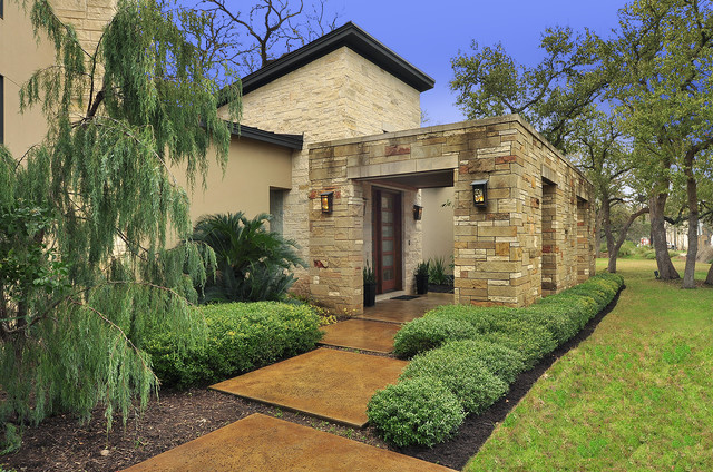 Westlake Residence Exterior - Contemporary - Exterior - Austin - by Cornerstone Architects | Houzz