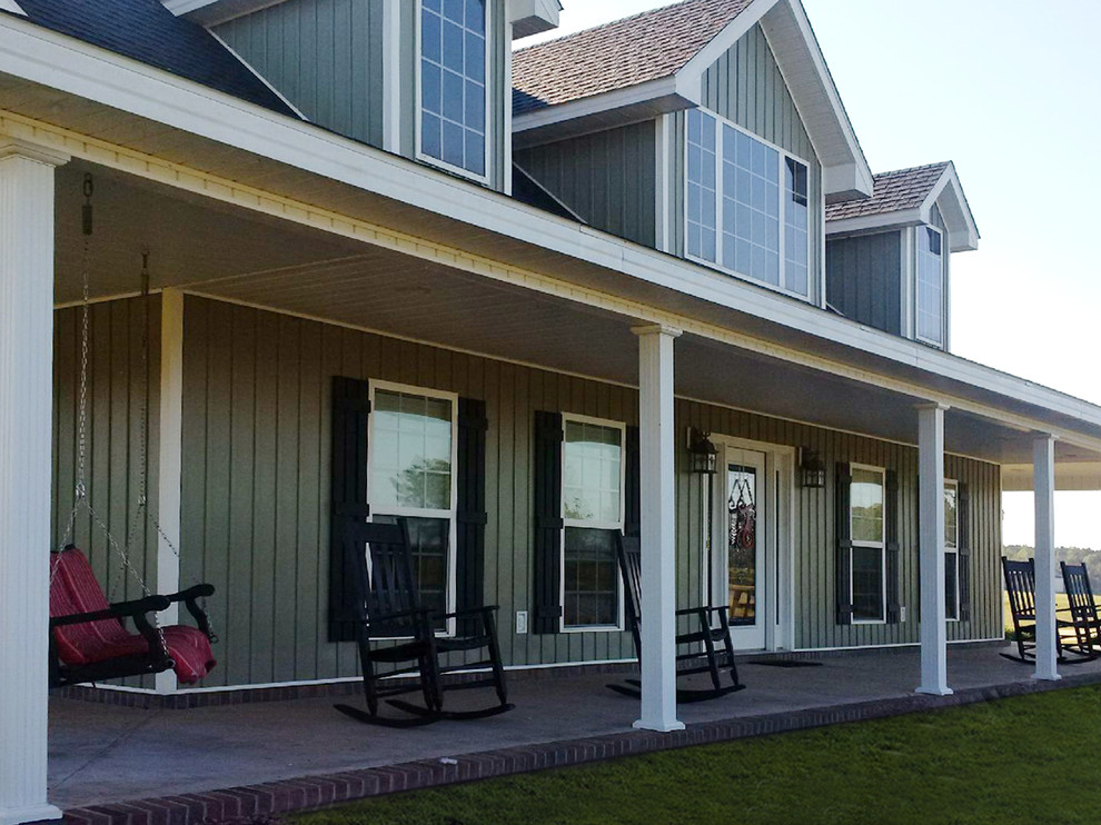 Willow Green Vinyl Siding - Farmhouse - Exterior - Other - by Kaycan ...