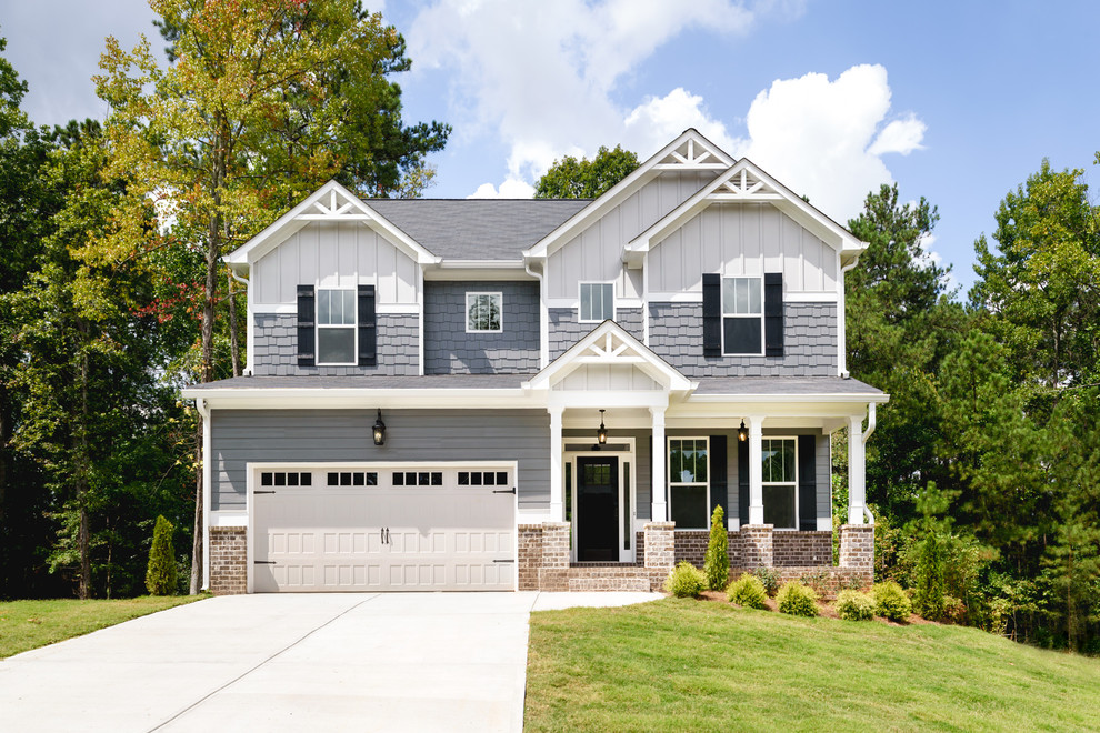 Wilson Model B Front Elevation - Craftsman - Exterior - Atlanta - by ...