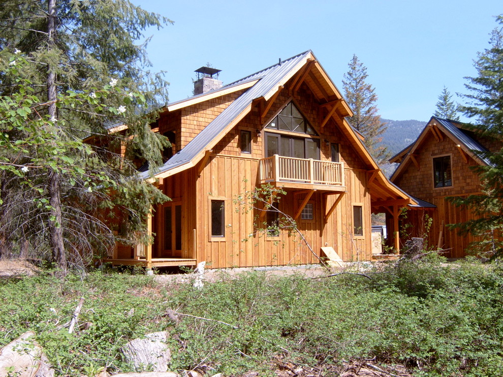 Winter Cabin 1 - Rustic - Exterior - Seattle - by Shuler Architecture ...