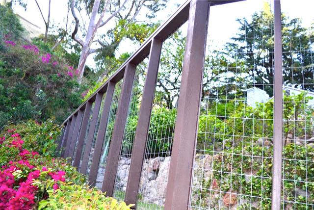 Wire Mesh Cable Fencing Harwell Design Fences Driveway Gates