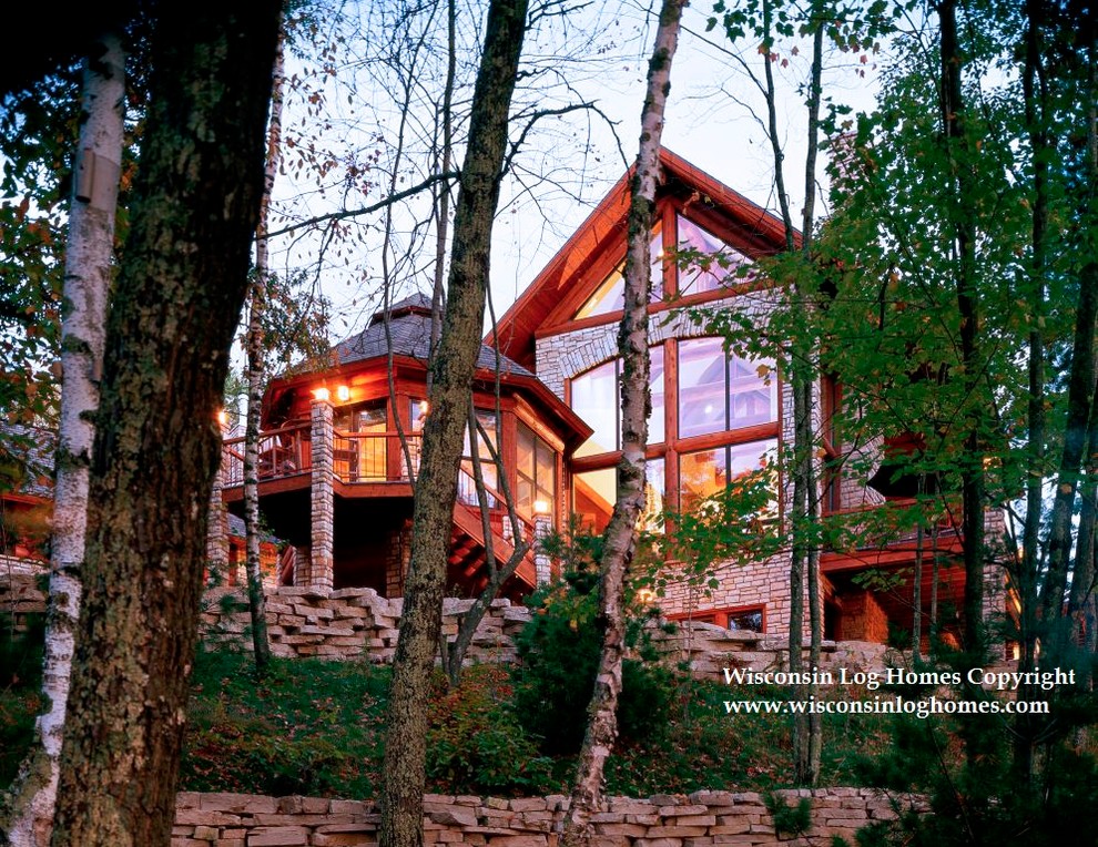 Wisconsin Log Homes Inc. - Traditional - Exterior - Other - by ...
