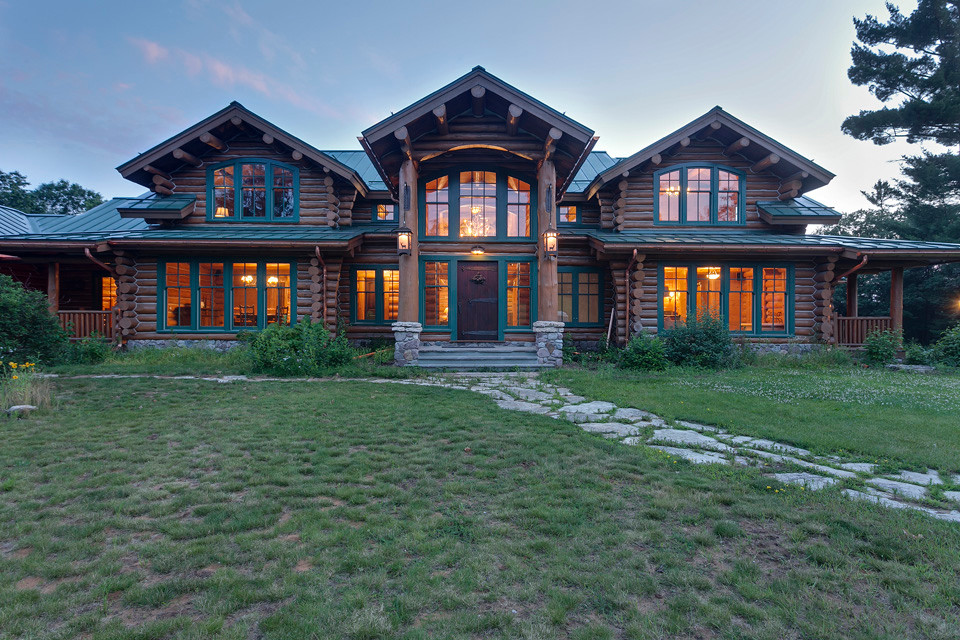 Wisconsin - Rustic Hunting Lodge Remodel - Rustic - Exterior ...