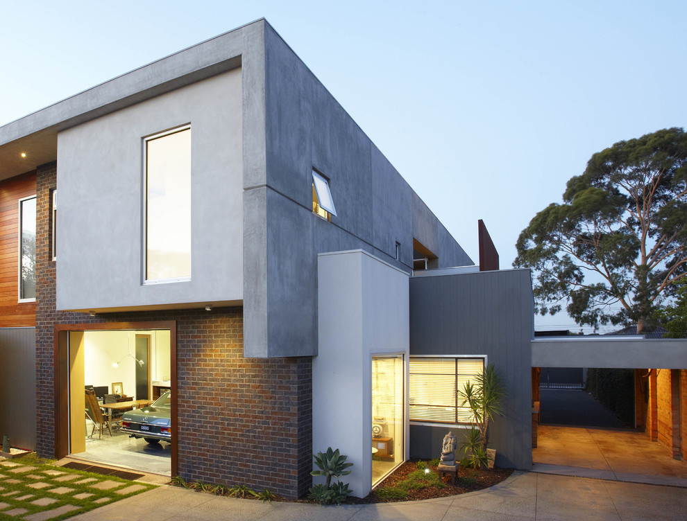 Wolf House Exterior - Modern - Exterior - Melbourne - by Brickworks ...
